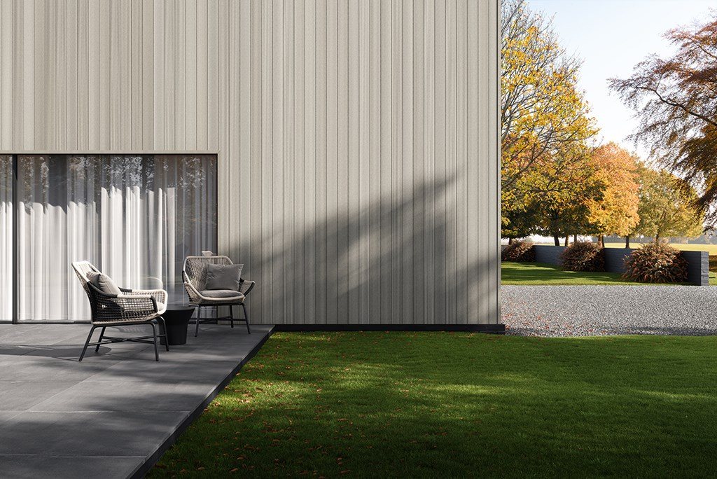 Ecoscape Forma - Silver Birch Composite Panel Cladding Board | IMS
