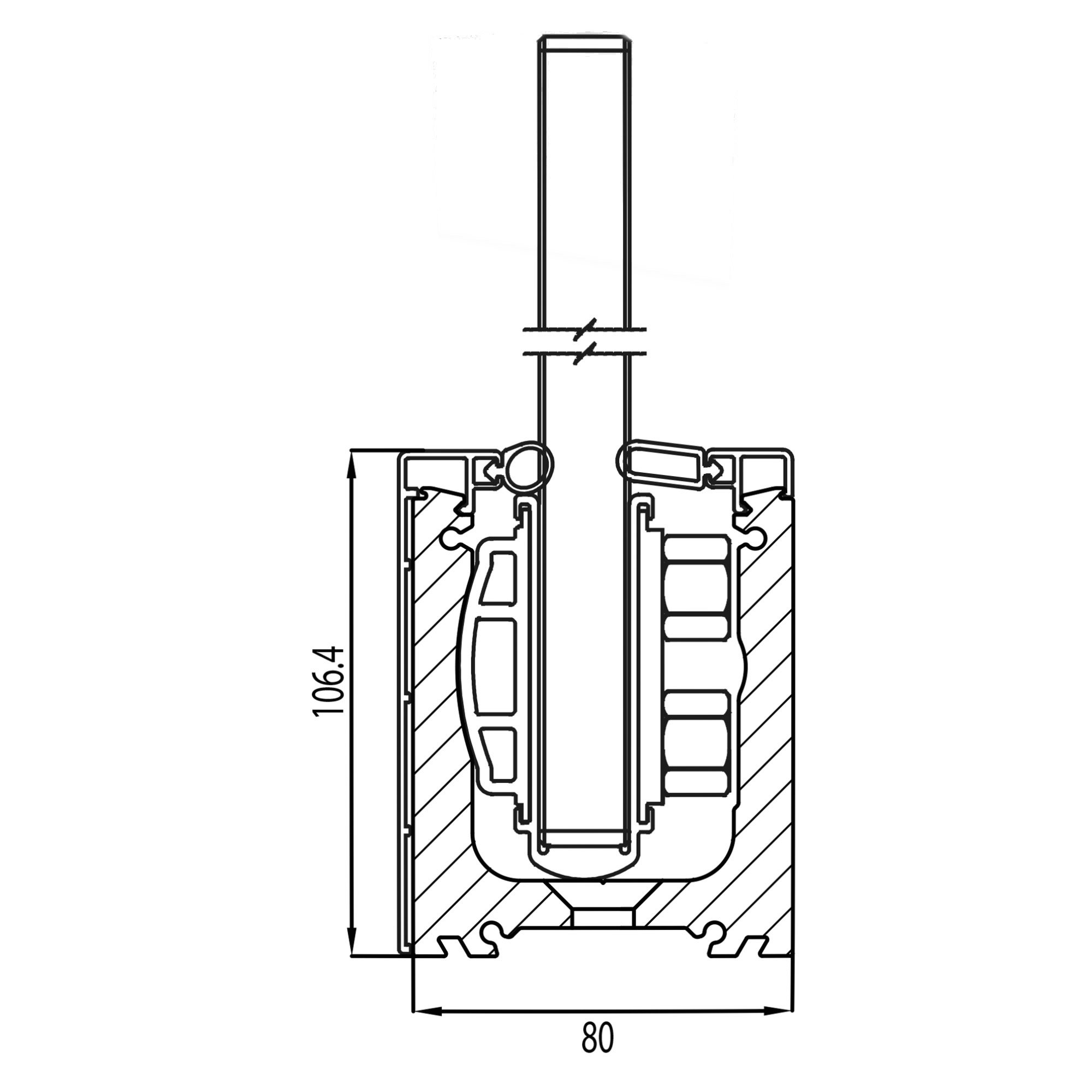 Channel 3M Base Fix Kit – Glass Balustrade | IMS