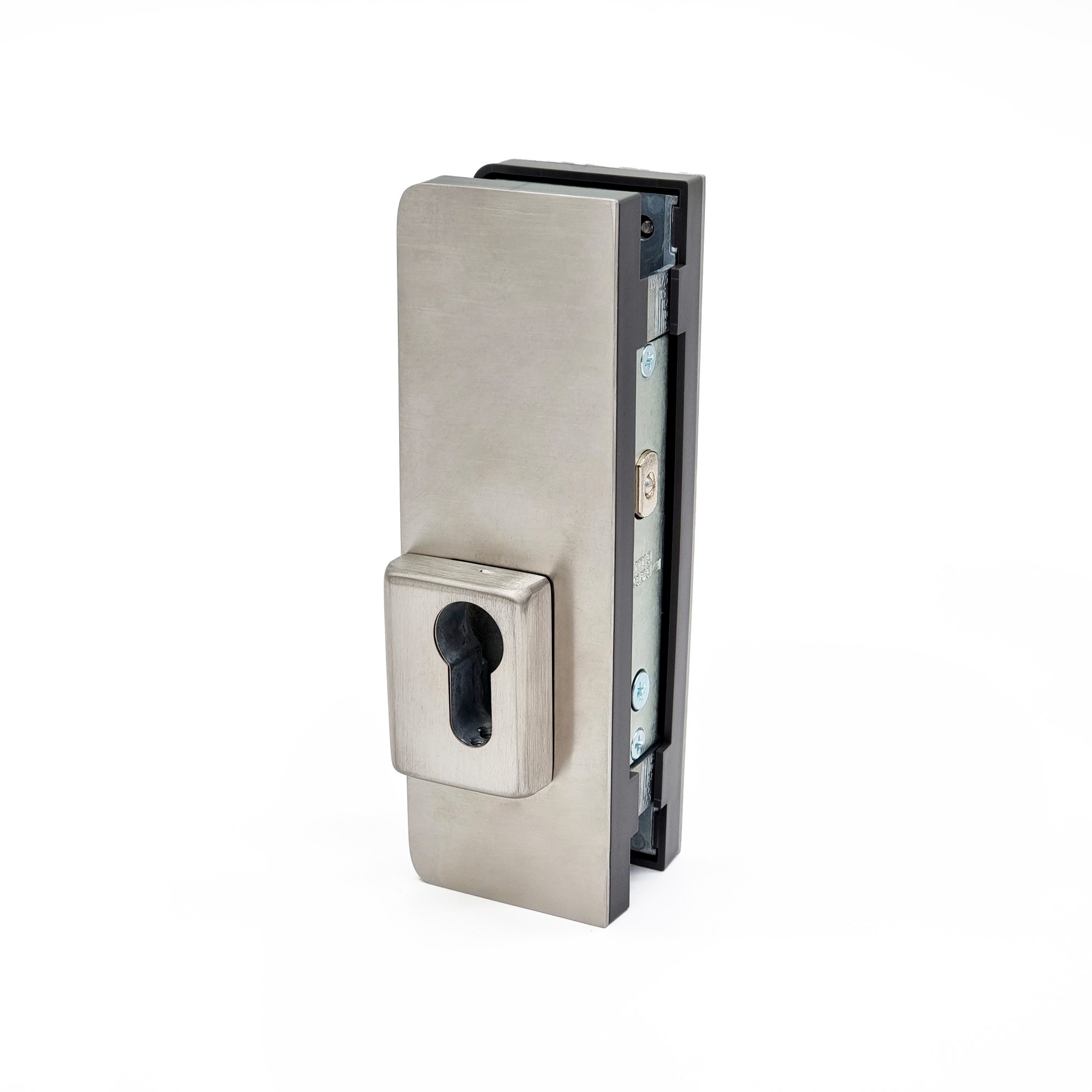 Dorma-Glas Rectangular Keep Satin Finish 10-12mm Glass | IMS