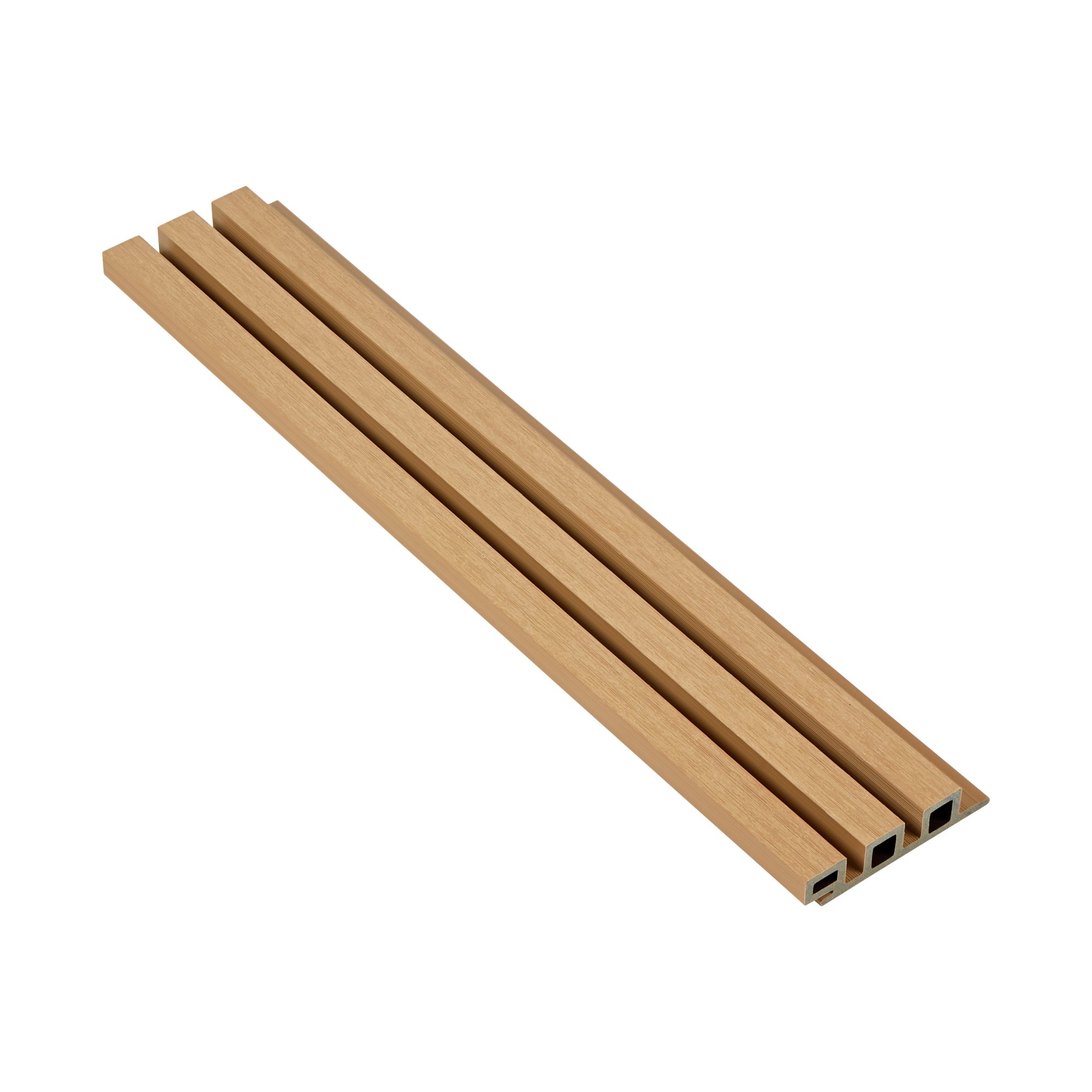 Ecoscape Forma - Natural Oak Composite Slatted Cladding Board | IMS