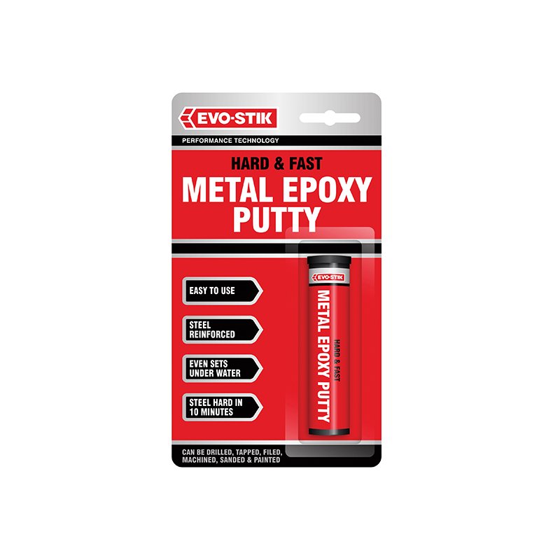 EVO-STIK - Hard & Fast Metal Epoxy Putty 50g | IMS