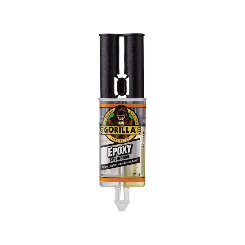 Gorilla Glue - Gorilla 5 Min 2-Part Epoxy Syringe 25ml | IMS