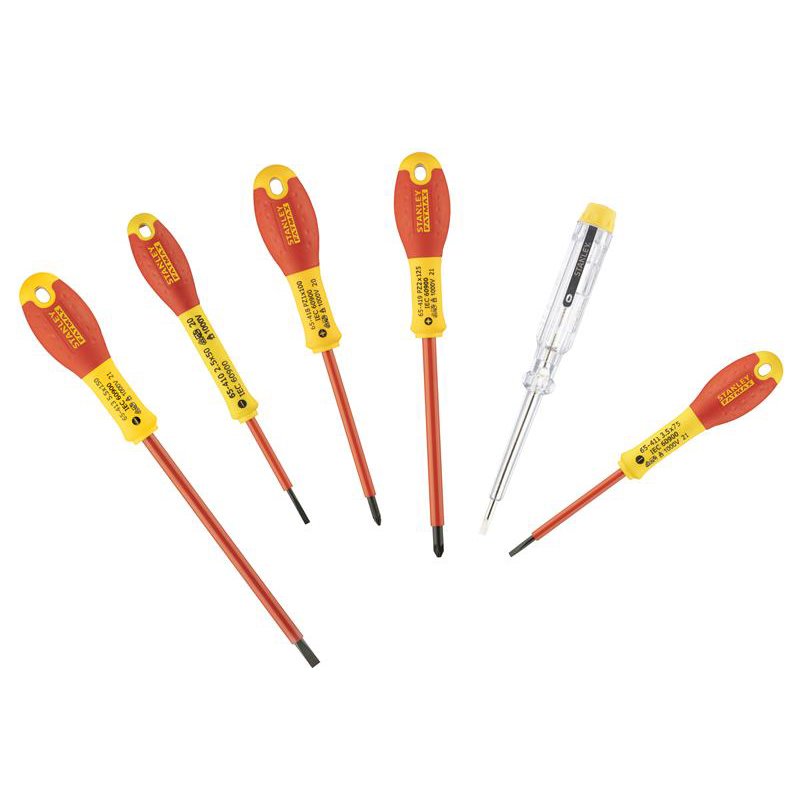STANLEY - FatMax VDE Insulated Screwdriver Set, 6 Piece | IMS