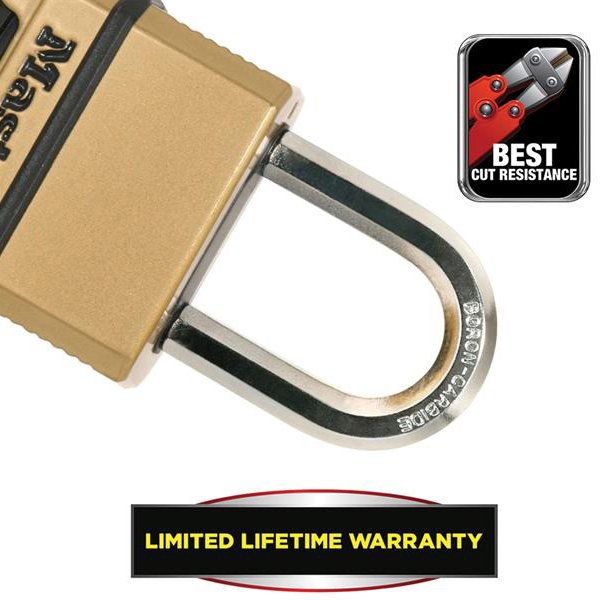 Master Lock - Excell 4-Digit Combination 50mm Padlock - 38mm Shackle | IMS