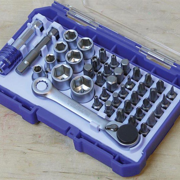 Faithfull - Screwdriver Bit & Socket Set, 42 Piece | IMS