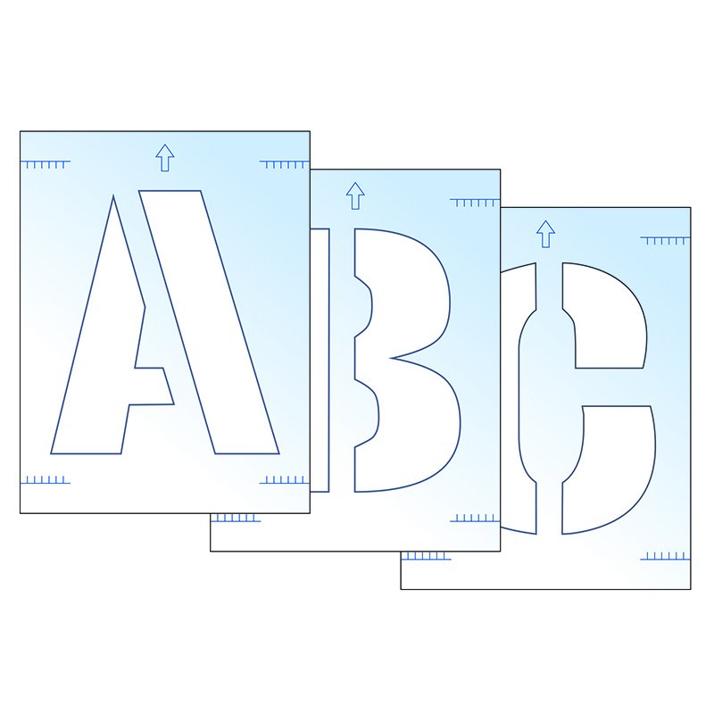 Scan - Letter & Number Stencil Kit | IMS
