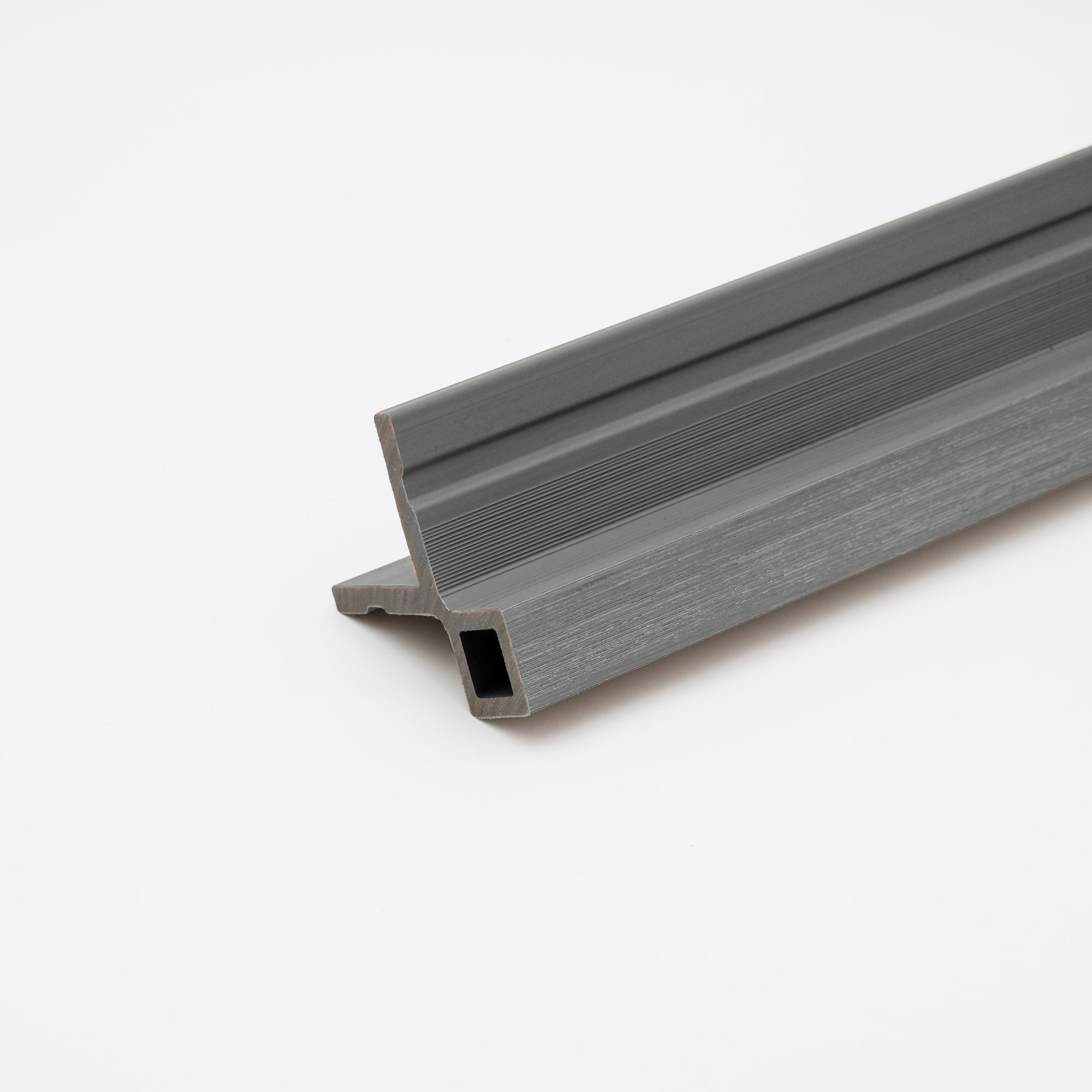 EazyClad 5S - Anthracite Composite Slatted Cladding Corner Trim | IMS