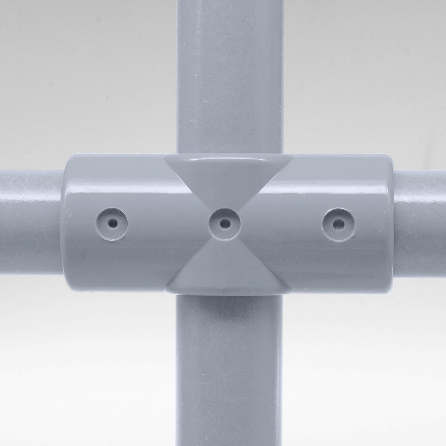 119 - Cross Joint to suit 50mm GRP Handrail - Grey | IMS