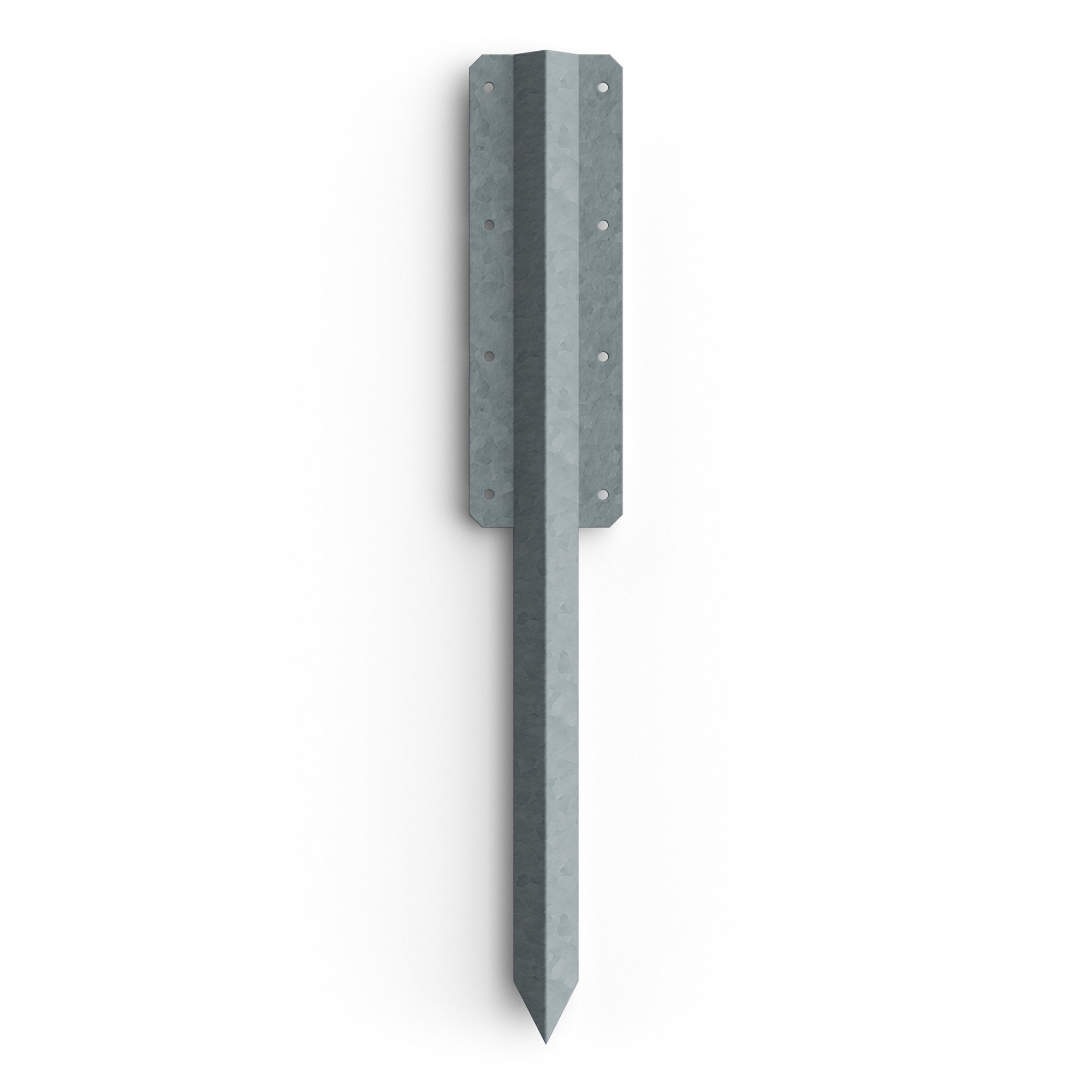 FENCEMATE® Double Sleeper Pin Straight Bracket 750 x 2mm - Galvanised | IMS
