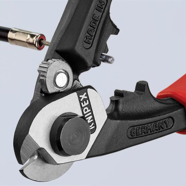 Knipex - Wire Rope/Bowden Cable Cutters Multi-Component Grip 190mm | IMS