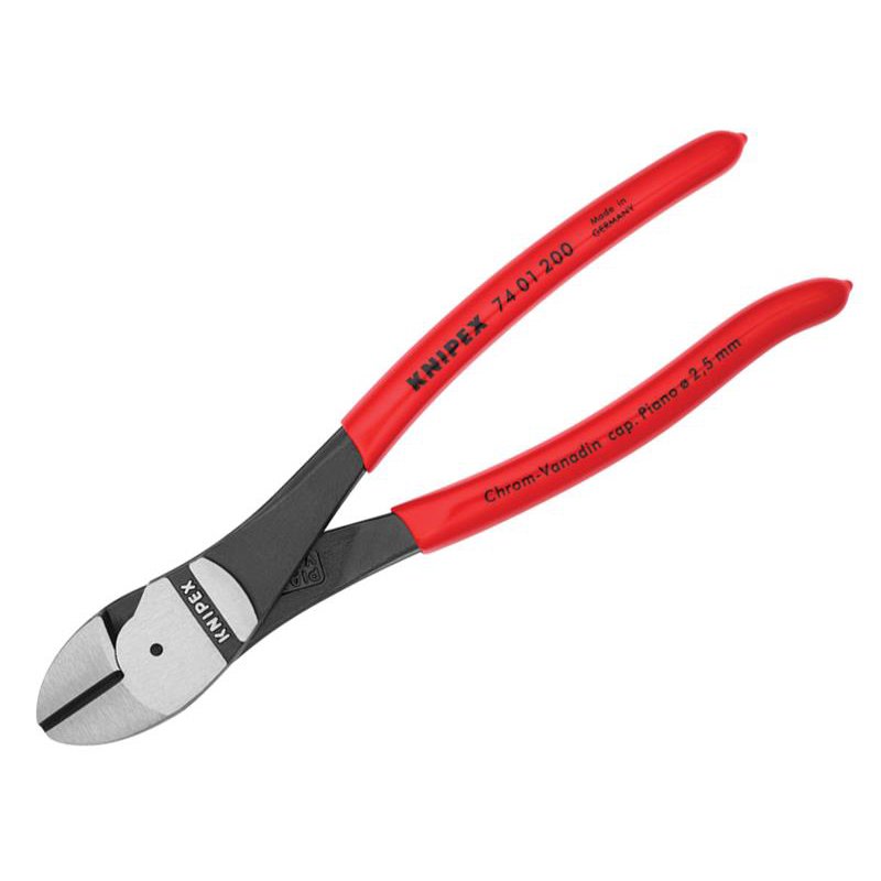 Knipex - High Leverage Diagonal Cutters PVC Grip 200mm | IMS