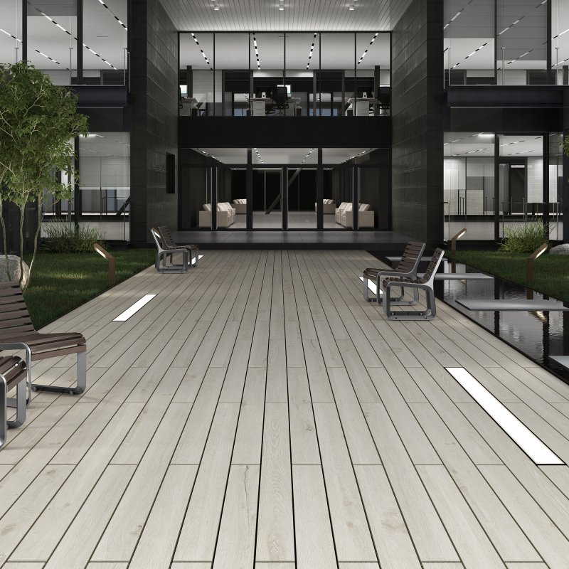 A1 EazyDeck - Porcelain Decking Board - Maple | IMS